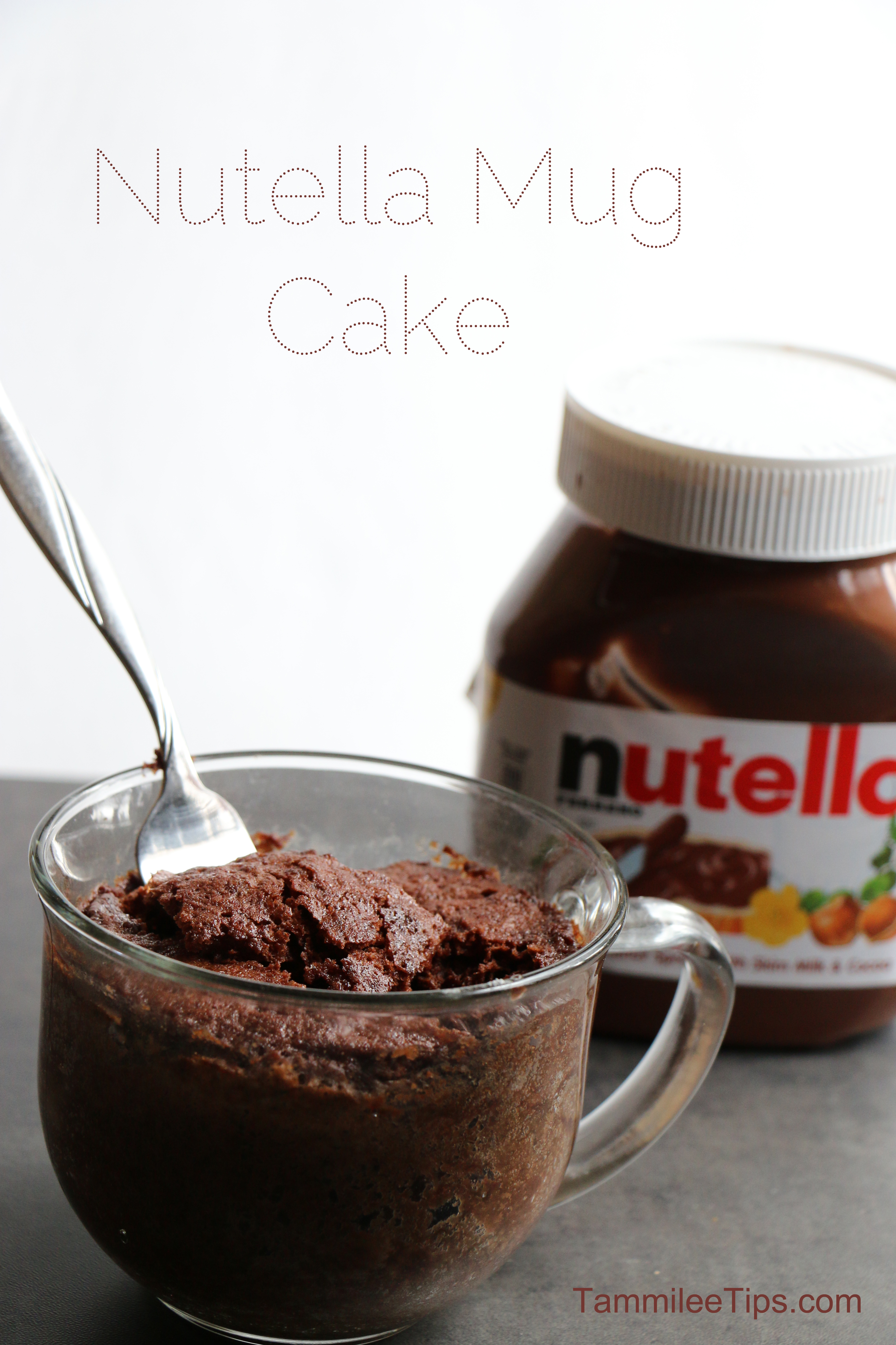 Super Easy To Make Nutella Mug Cake Recipe