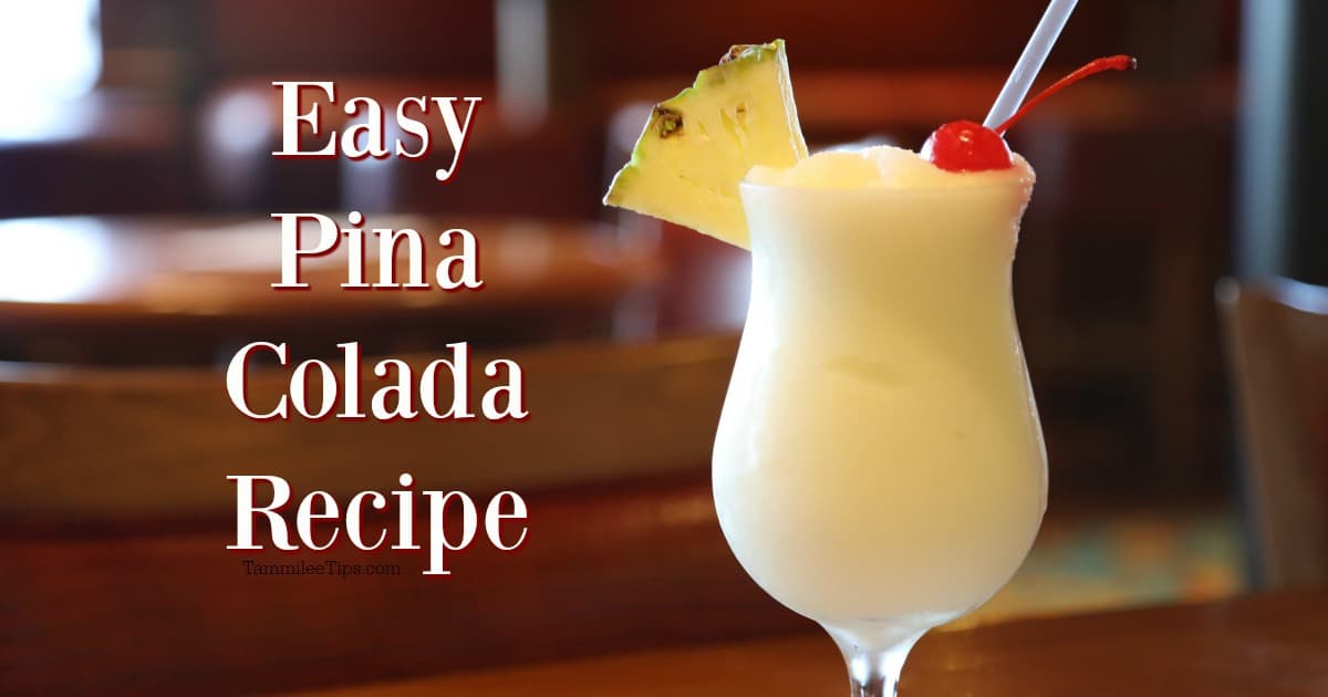 Homemade Easy Pina Colada Recipe - Tammilee Tips
