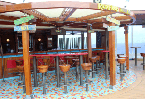 Red Frog Rum Bar on the Carnival Breeze