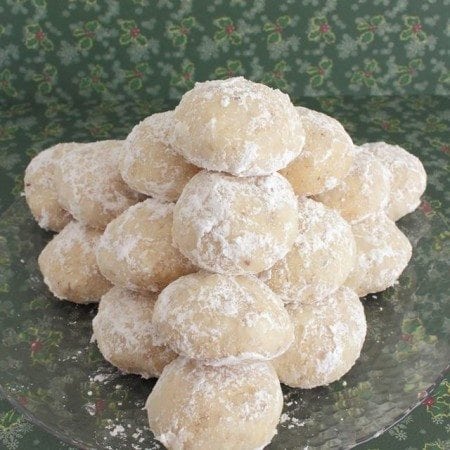 Snowball Cookies Also Known As Mexican Wedding Cookies