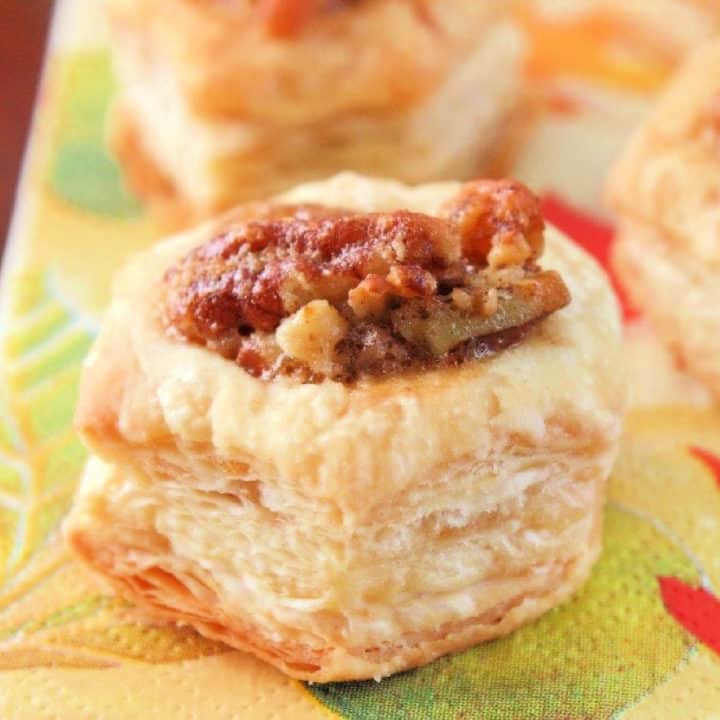 Pecan Pie Puffs Perfect Finger Food Desert - Tammilee Tips