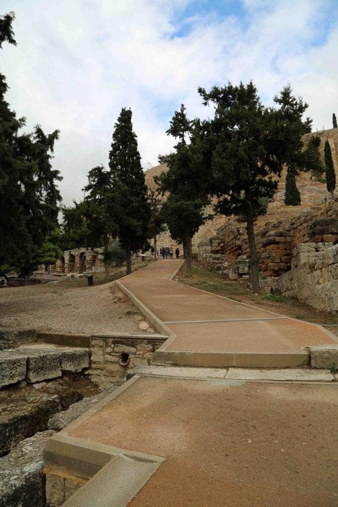 Visiting the Acropolis in Athens Greece
