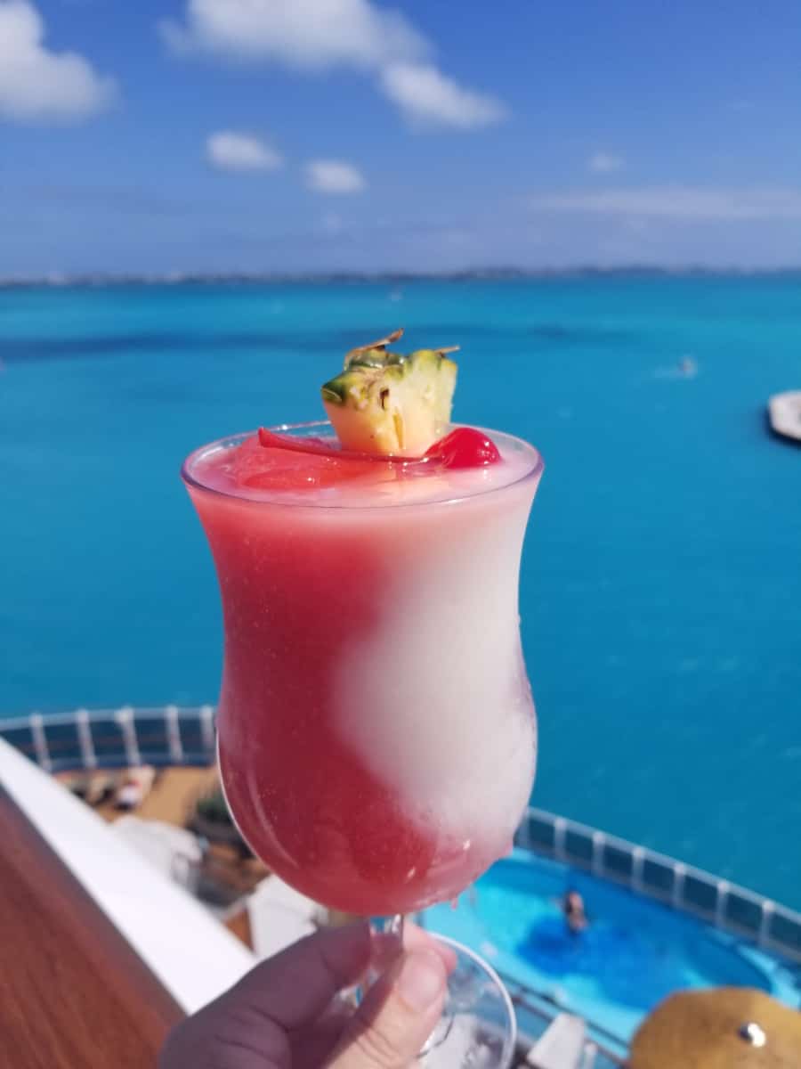 Copy Cat Carnival Miami Vice Cocktail Recipe - Tammilee Tips