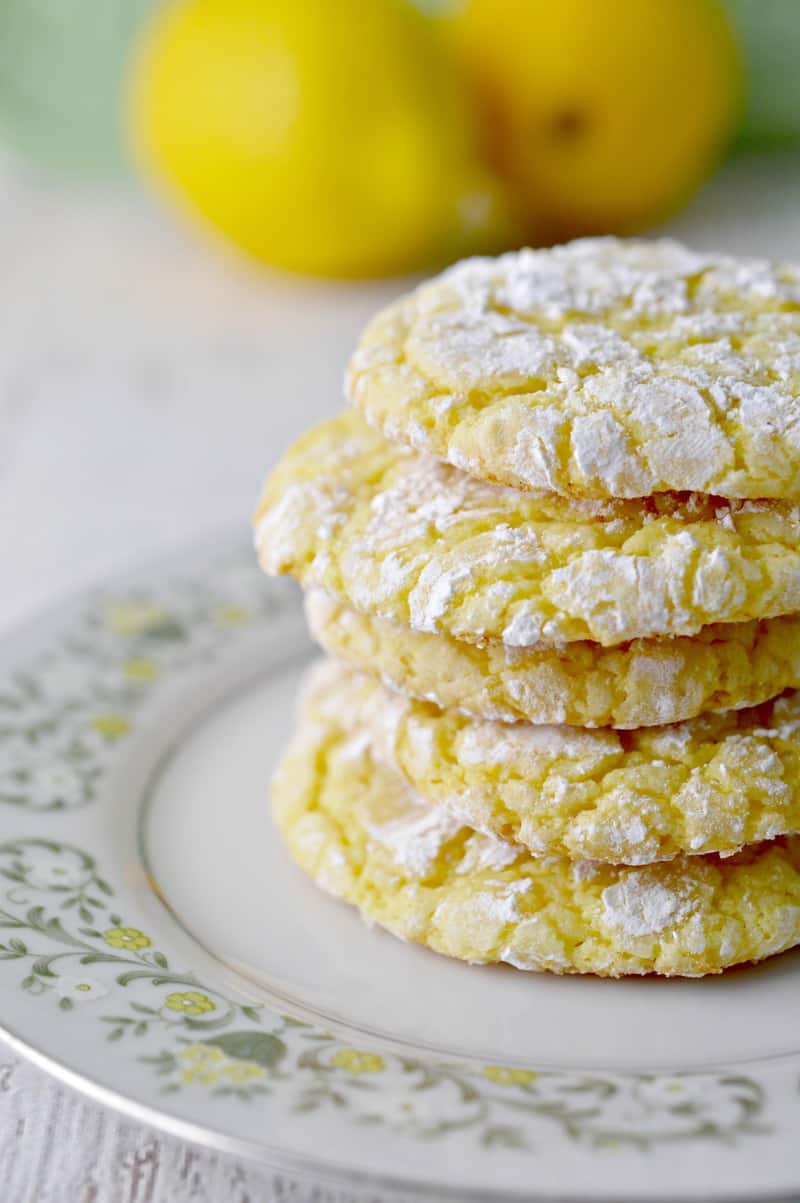 Easy Lemon Cake Mix Cookies