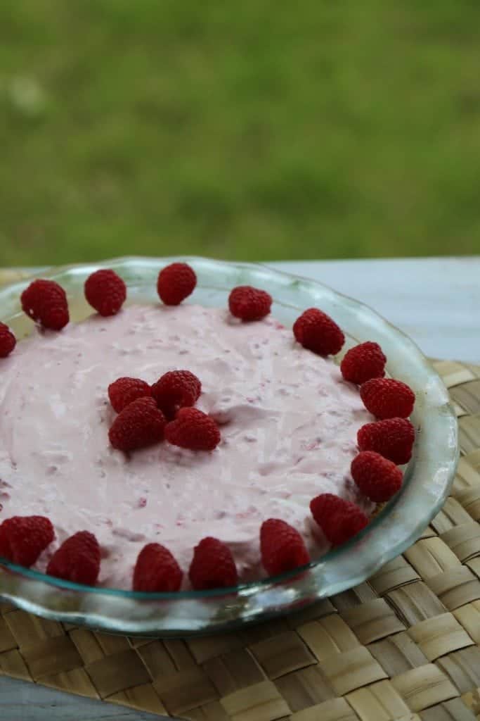 Raspberry No Bake Pie Recipe