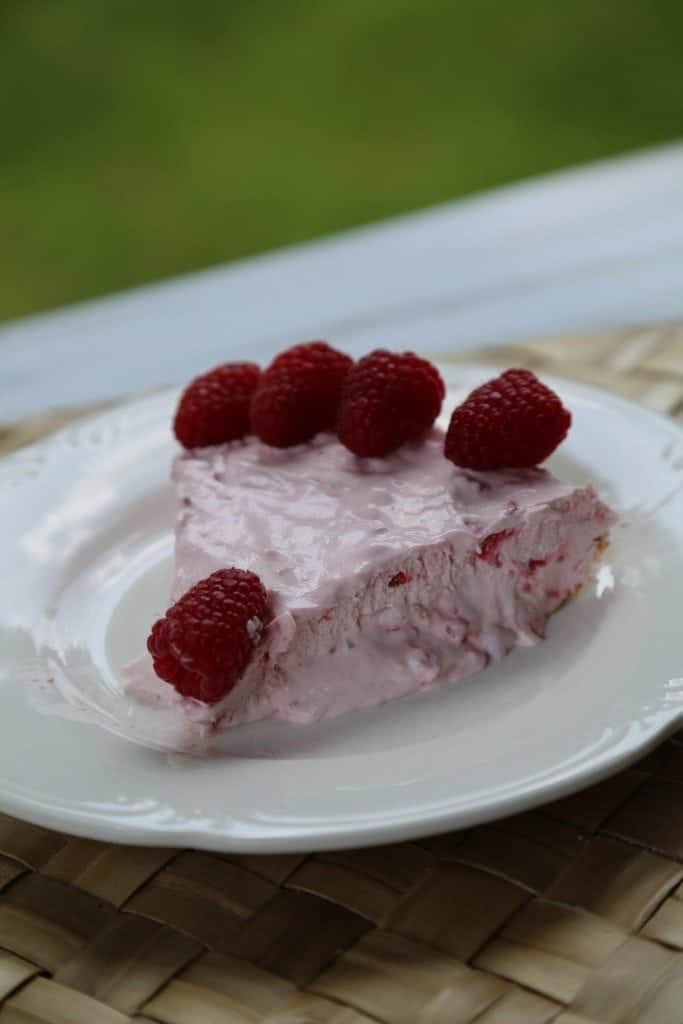 Raspberry No Bake Pie Recipe