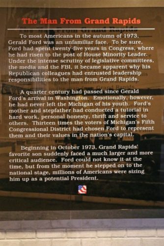 Gerald Ford Presidential Museum in Grand Rapids, Michigan