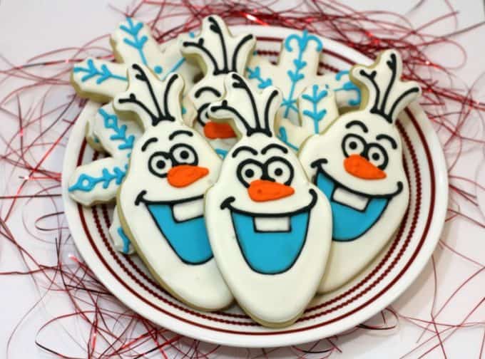 Seriously Cute Olaf Cookies!