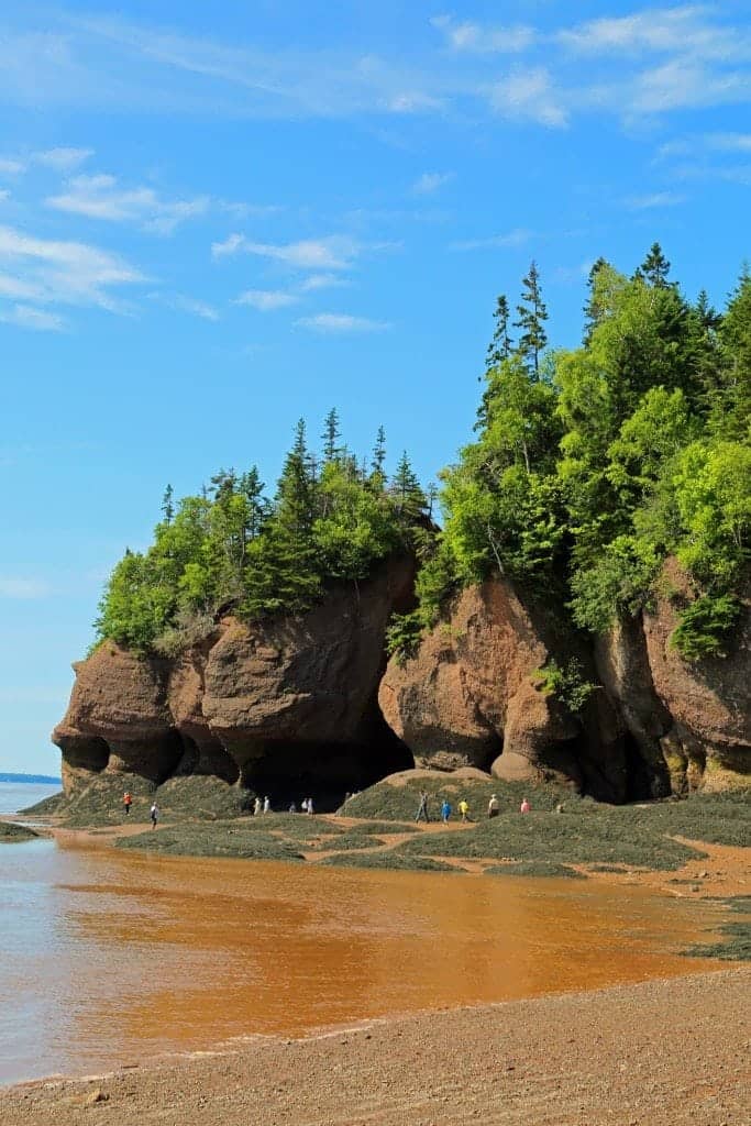 Visiting Hopewell Rocks in New Brunswick Canada