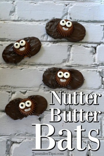 Super fun Nutter Butter Bats for Halloween!