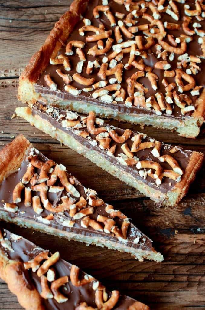 Sweet and Salty Chocolate Dessert Bar Recipe - Tammilee Tips