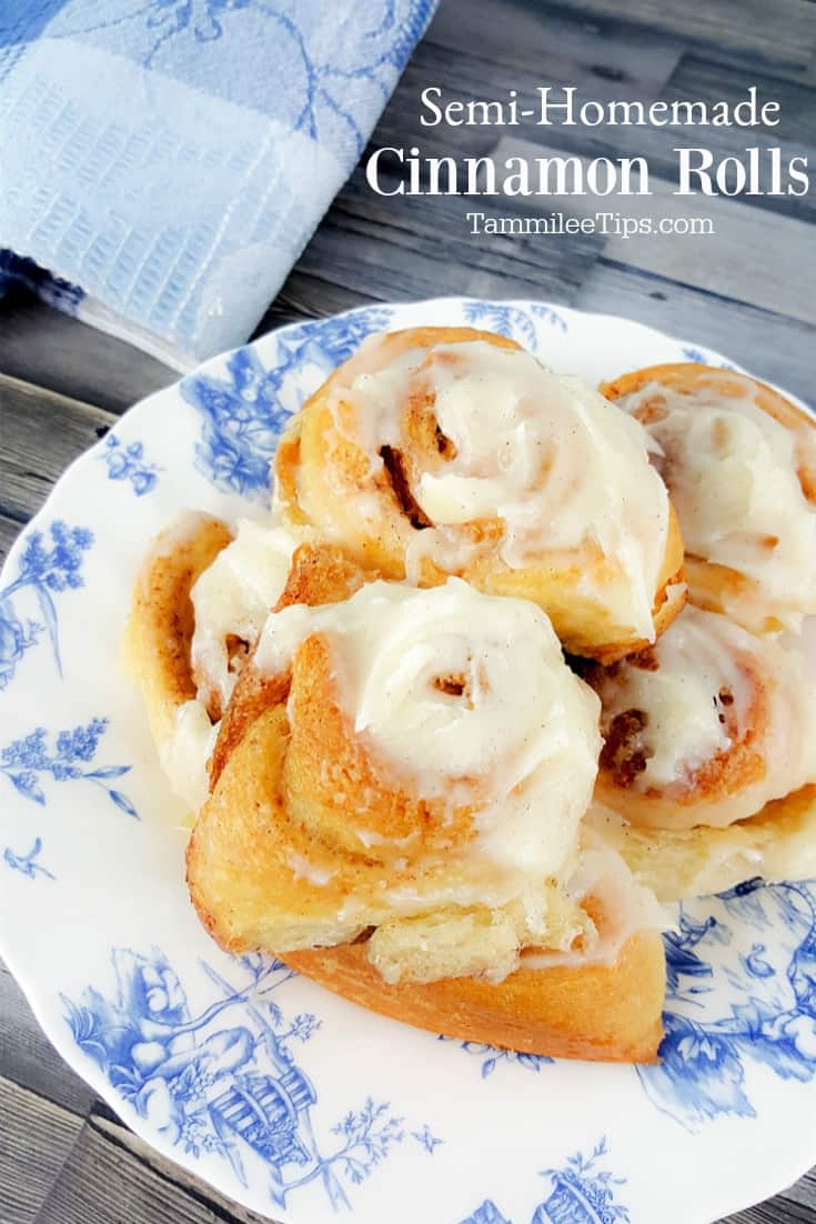 Semi-Homemade Cinnamon Rolls Recipe {Video} - Tammilee Tips