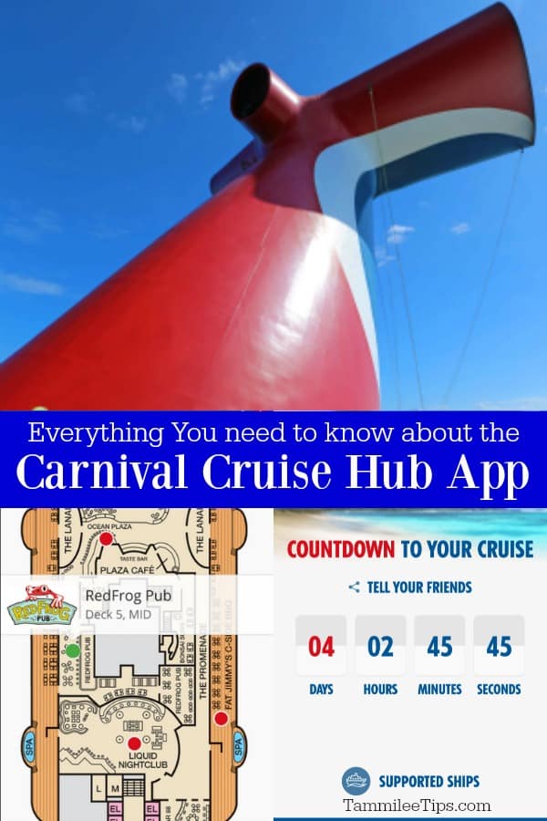 Why you will love the Carnival Hub app on your next cruise! - Tammilee Tips