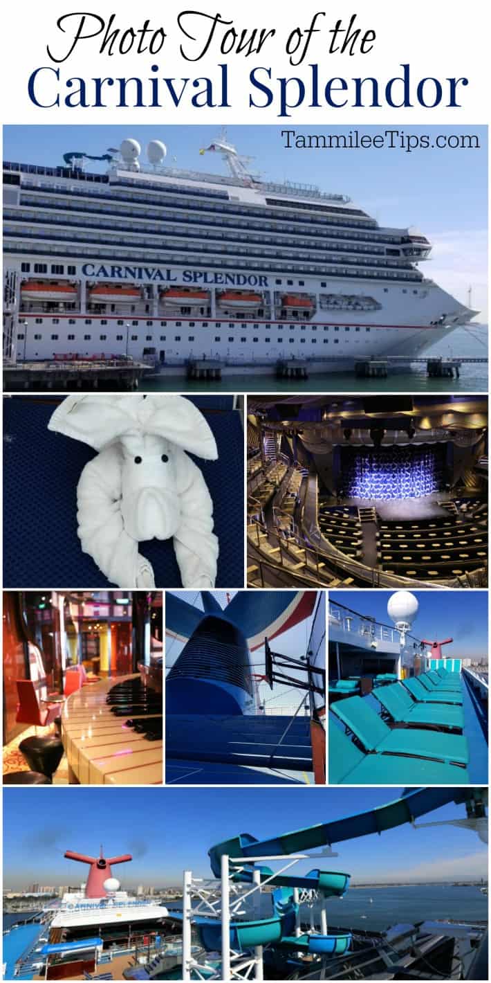 Photo tour of the Carnival Splendor {Video} - Tammilee Tips