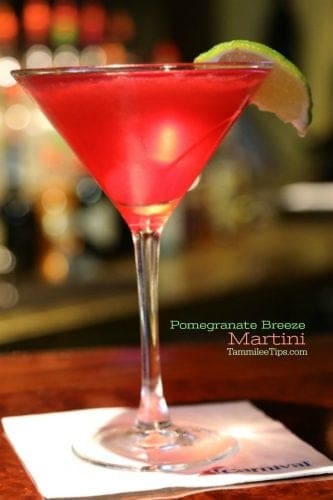 Pomegranate Breeze Martini Recipe - Tammilee Tips