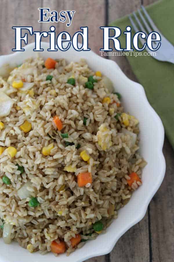 How to make Easy Fried Rice Recipe - Tammilee Tips