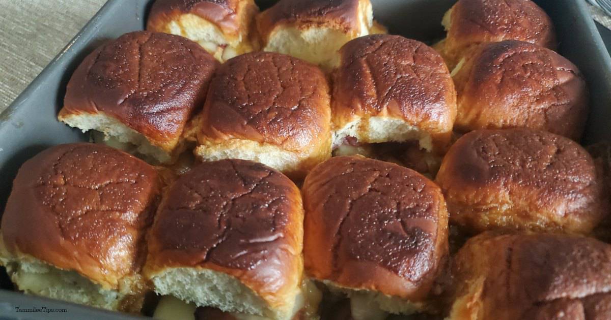 Funeral Sandwiches Ham and Cheese Sliders {Video} - Tammilee Tips