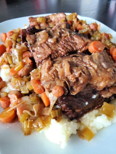 Crockpot Port Braised Beef Short Ribs Recipe - Tammilee Tips