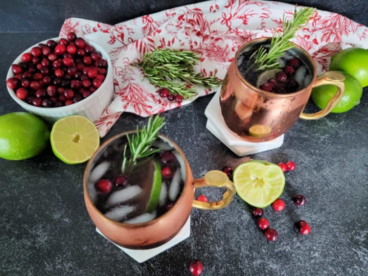 Easy Cranberry Moscow Mule (Video) - Tammilee Tips