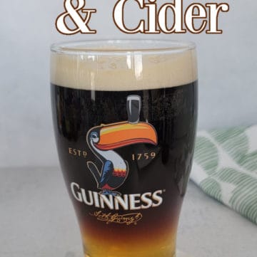 Guinness and Cider Beer Cocktail - Tammilee Tips