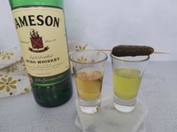 How To Make a Pickleback Shot With Jameson Irish Whiskey {Video ...