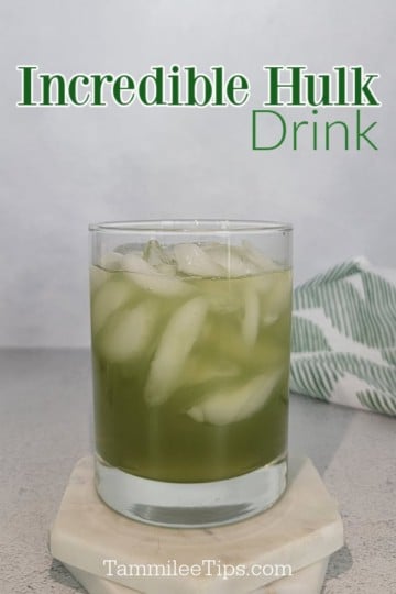 The Incredible Hulk Drink - Tammilee Tips