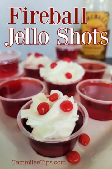 Easy Fireball Jello Shots - Tammilee Tips