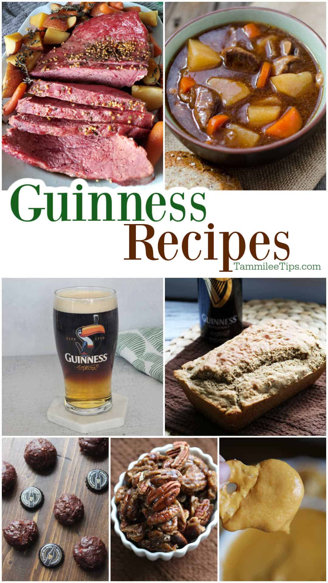 Guinness Recipes (Snacks, Cocktails, Entree and More) - Tammilee Tips