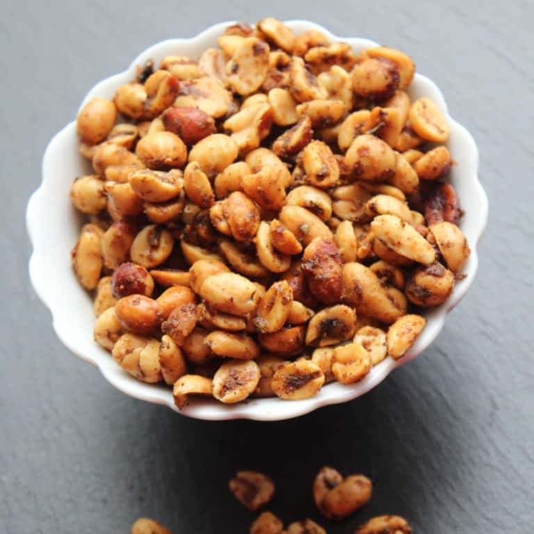 Spicy Crock Pot Chili Nuts