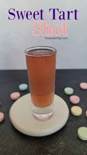 Sweet Tart Shot Fun Candy Inspired Cocktail Shot {Video} - Tammilee Tips
