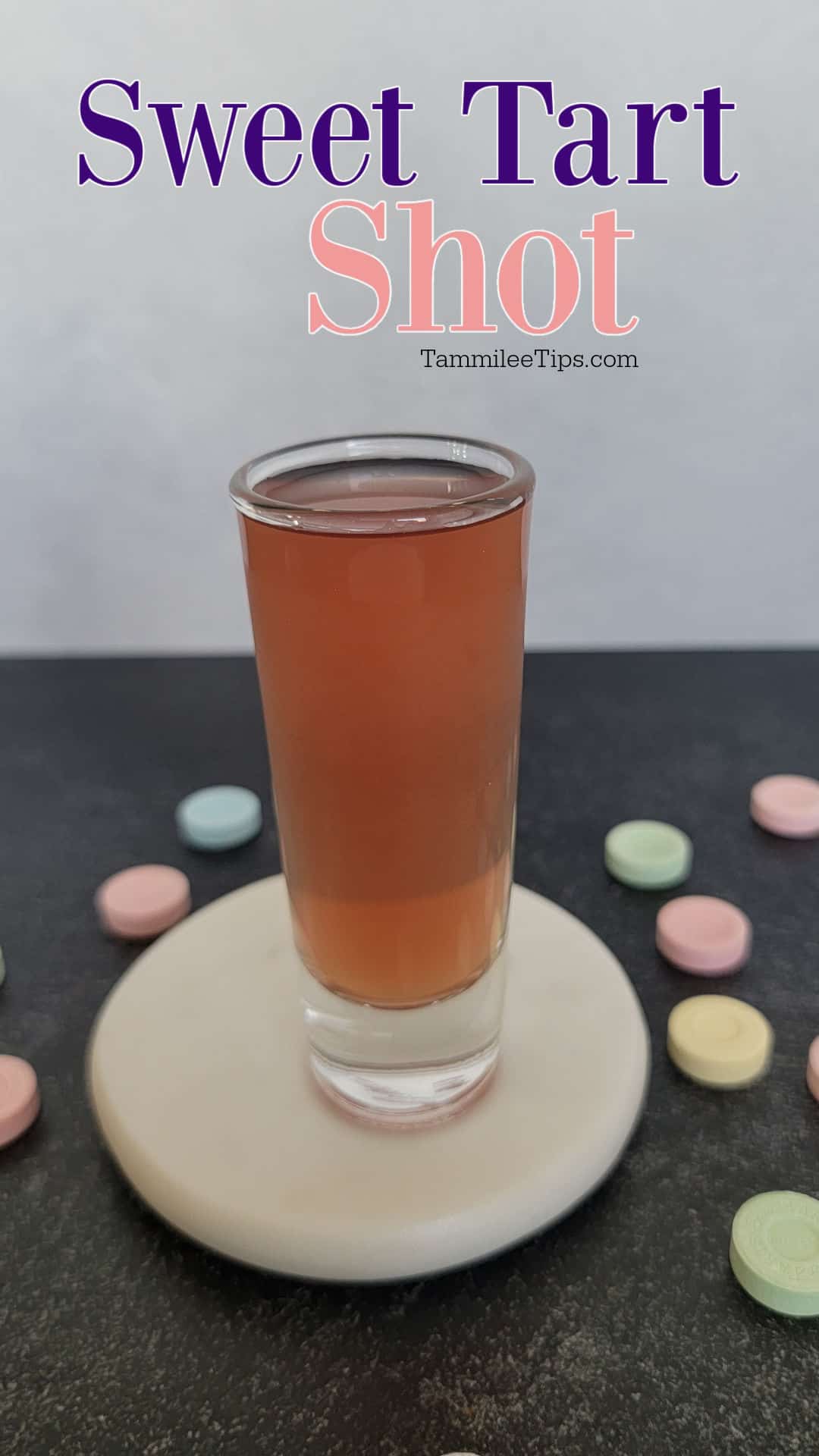 Sweet Tart Shot Fun Candy Inspired Cocktail Shot {Video} - Tammilee Tips